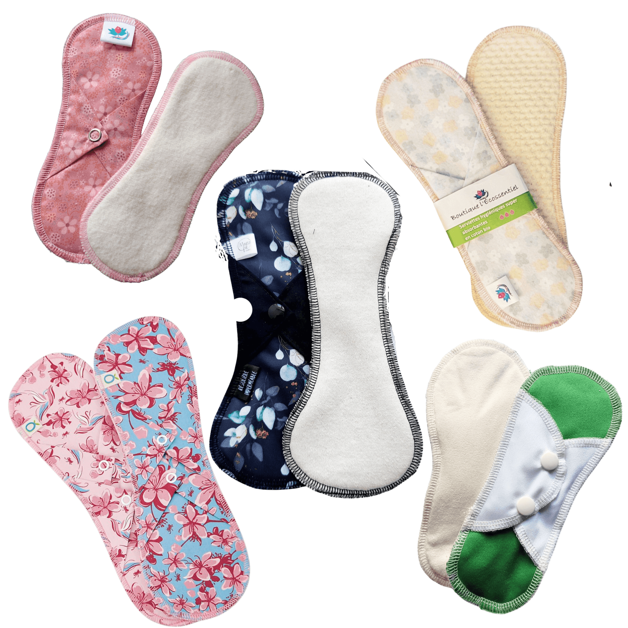 Serviettes lavables en tissus naturels – Ta grand-mère Approuve